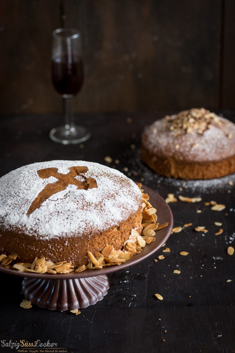 Mandelkuchen Tarta de Santiago - Salzig, Süß und Lecker