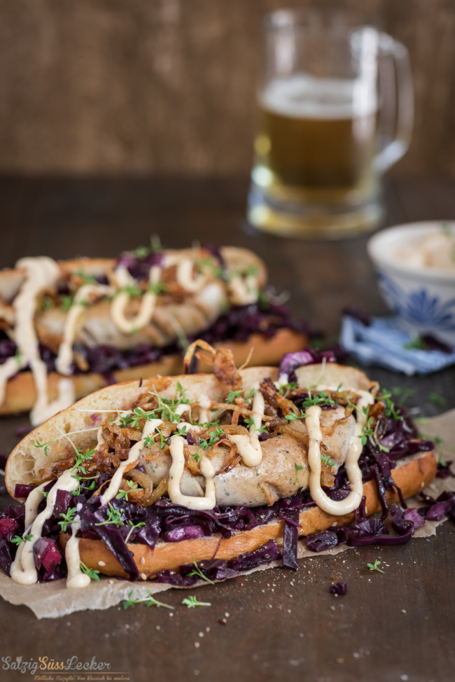 Oktoberfest-Hot-Dog - Salzig, Süß und Lecker